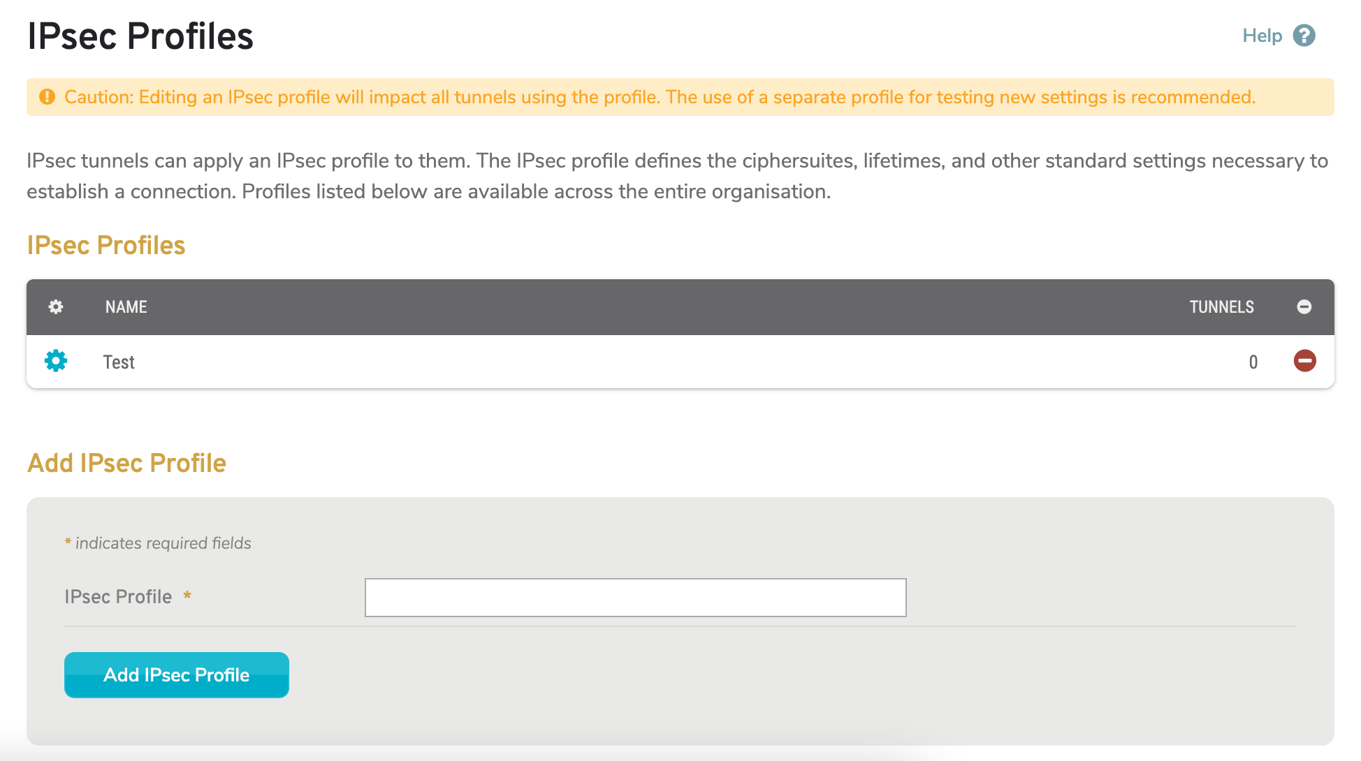 IPsec Profiles - Mako Networks Documentation
