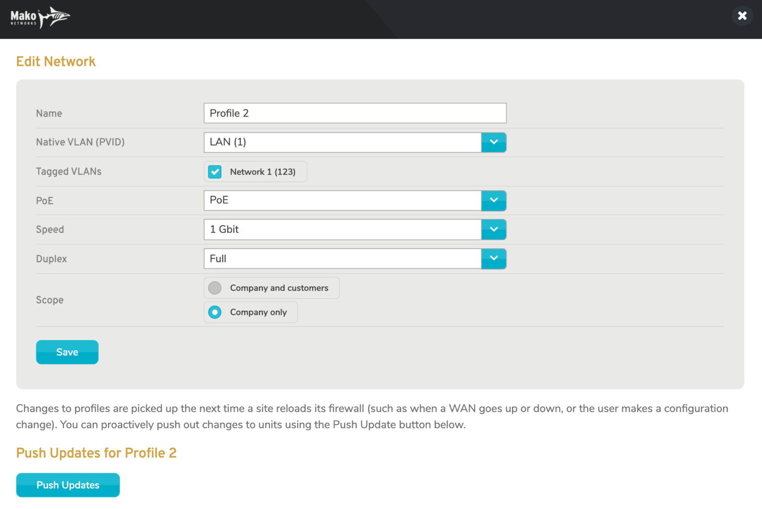 Switch Port Profiles - Mako Networks Documentation