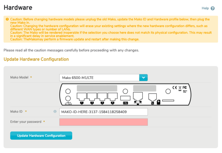 Hardware - Mako Networks Documentation