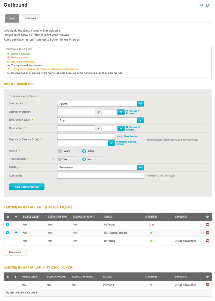 Outbound Rules - Mako Networks Documentation