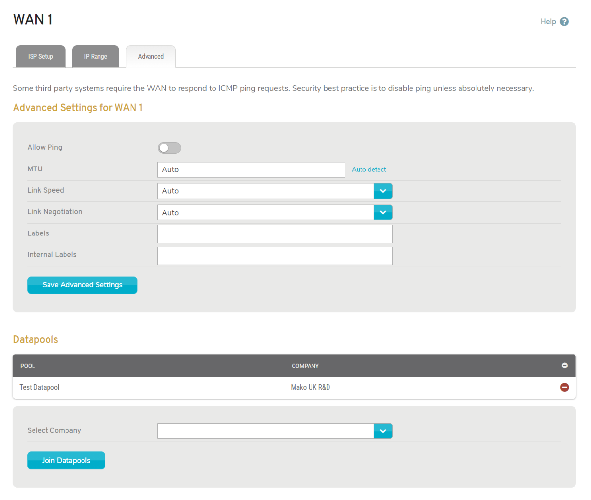 WANs - Mako Networks Documentation