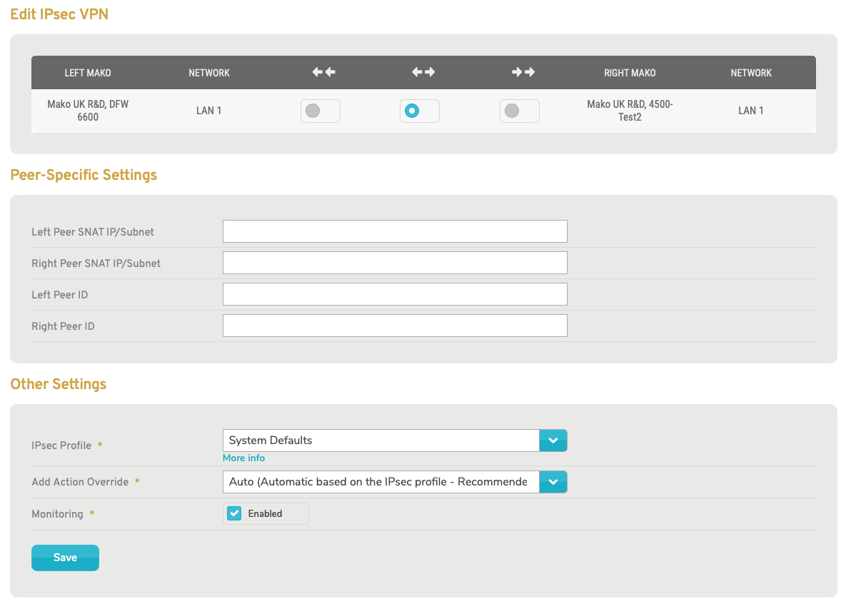 IPsec - Mako Networks Documentation