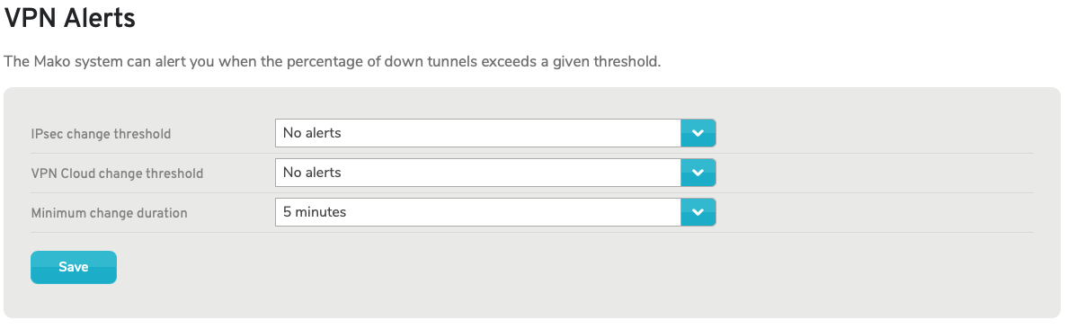 VPN Alerts - Mako Networks Documentation