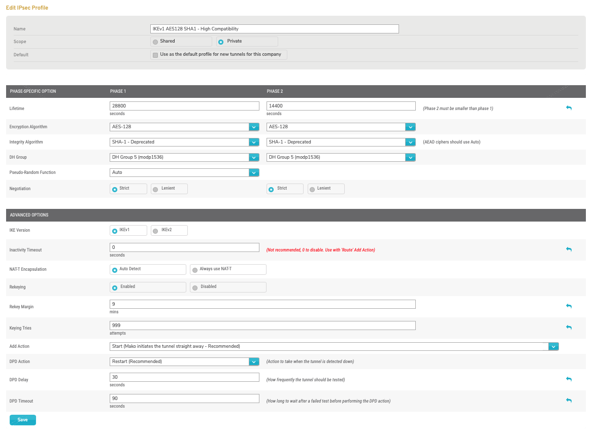 IPsec - Mako Networks Documentation