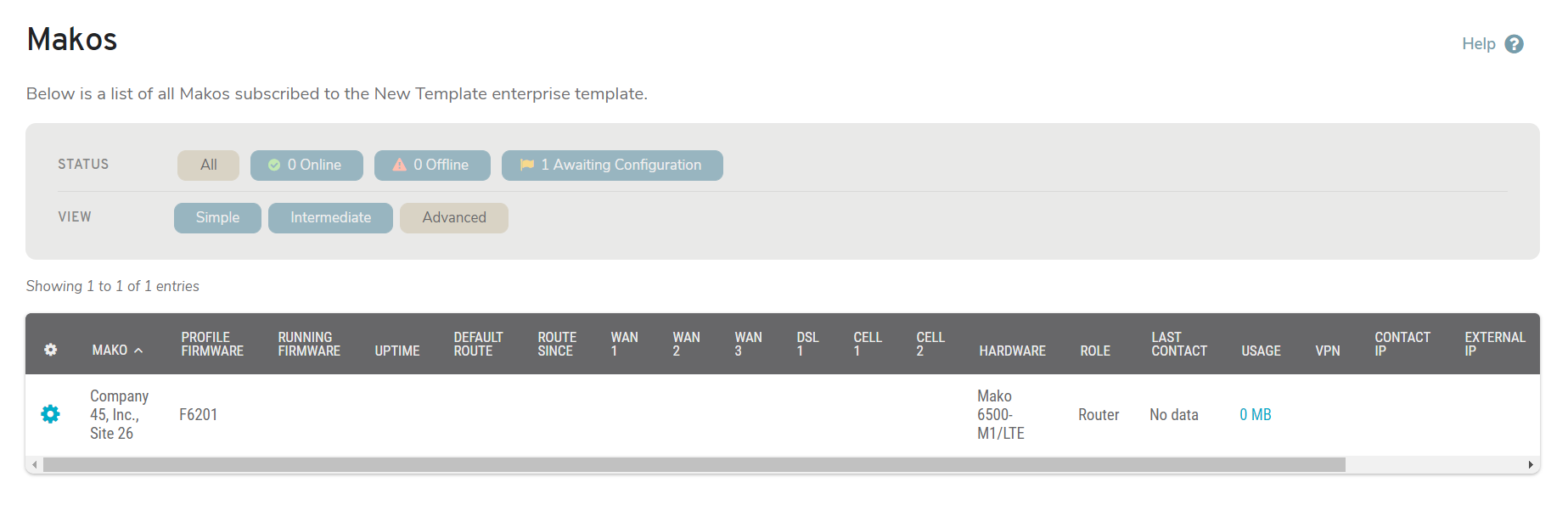 Mako Devices - Mako Networks Documentation