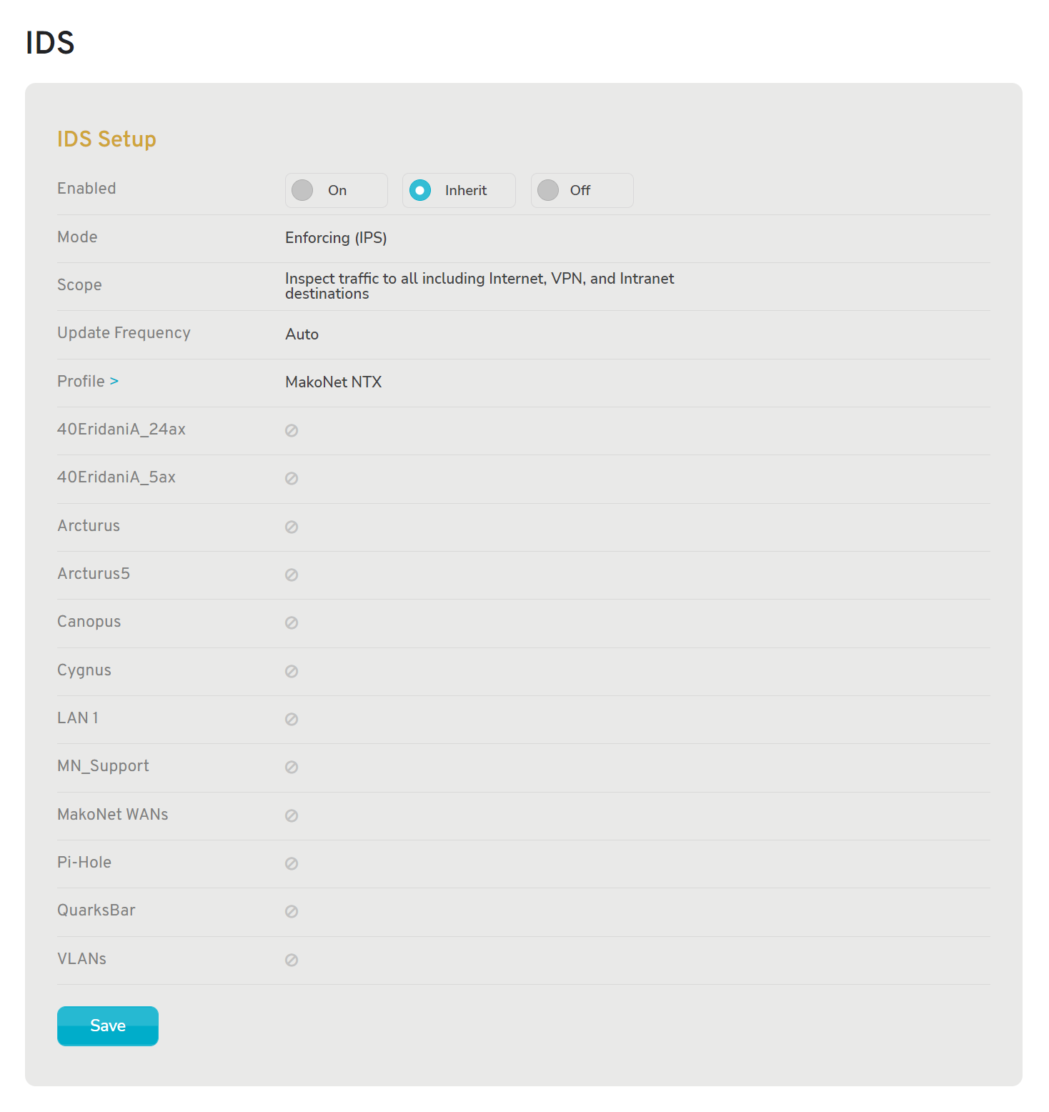 Configuring IDS/IPS - Mako Networks Documentation